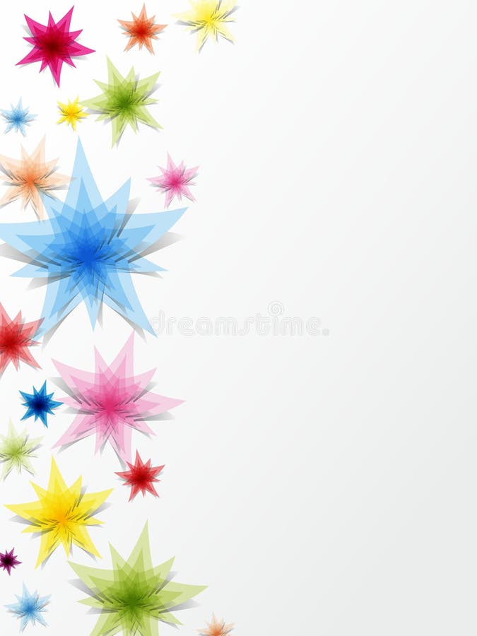 Decorative Stars Background Stock Vector - Illustration of abstract ...