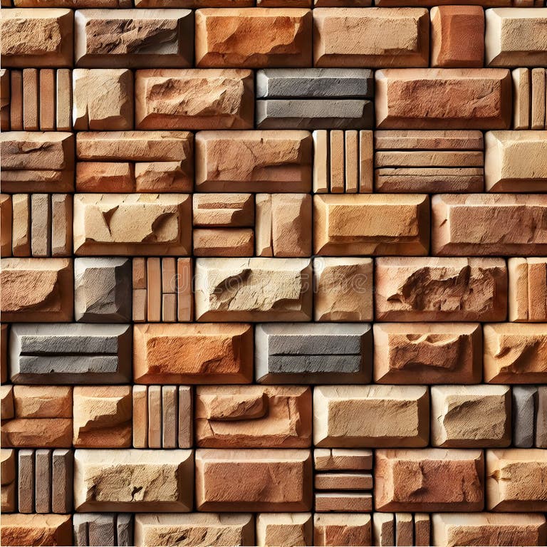 Decorative Stone Cladding Forming a Textured Wall Covering Stock ...