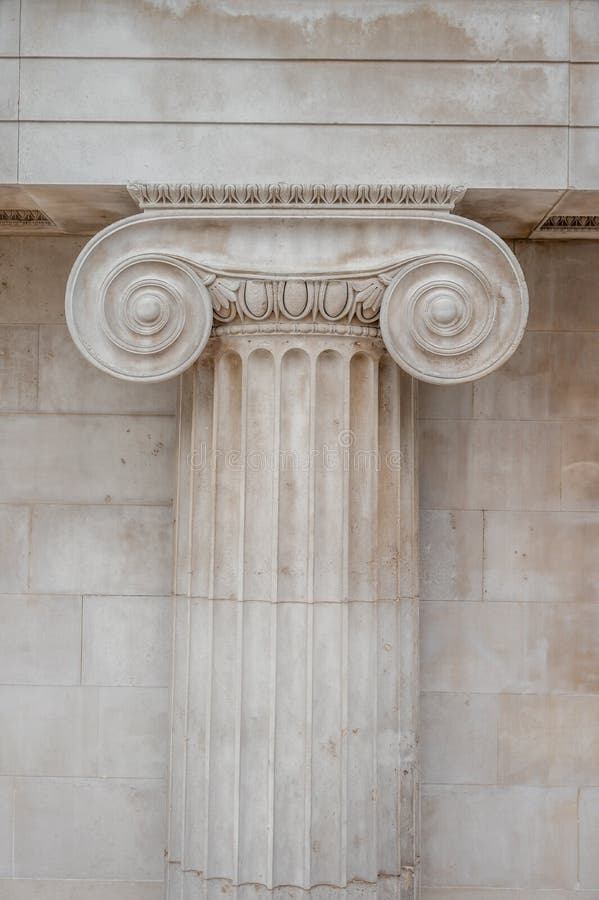 Decorative Stone Column Based Stock Image - Image of britain, europe ...