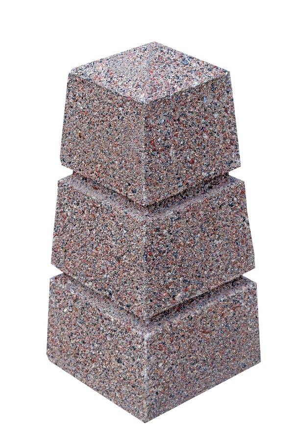 Decorative stone post stock image. Image of pillar, background - 141112739