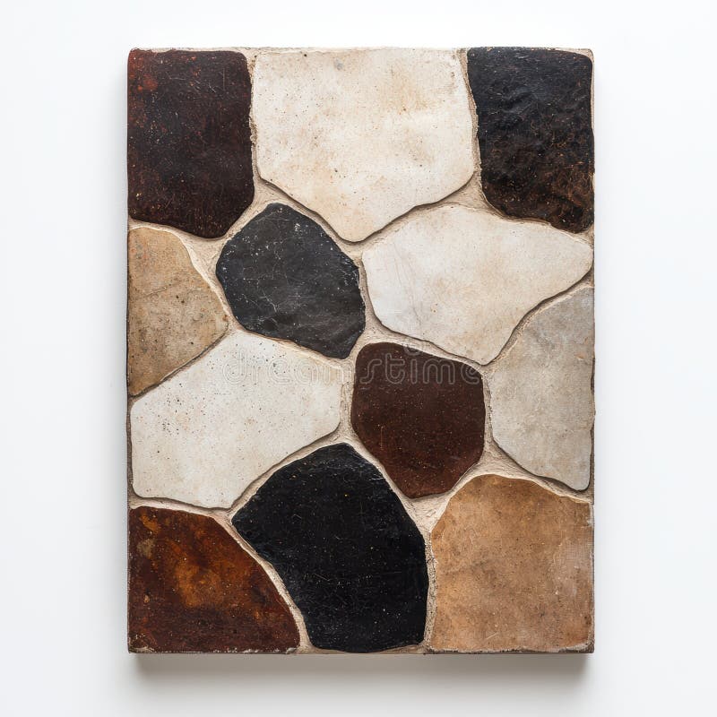 Decorative Stone Tile Pattern Stock Illustration - Illustration of interior, minimalist: 343428083