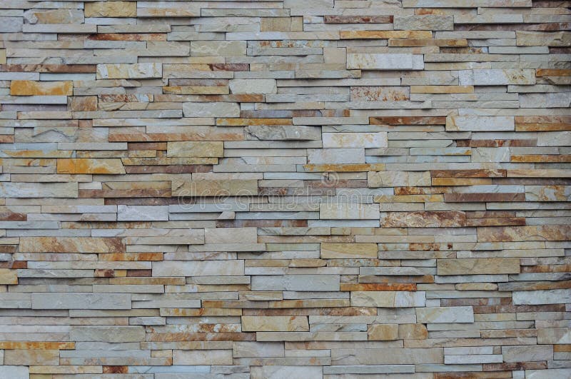 Decorative Stone Wall Background Stock Image - Image of material ...