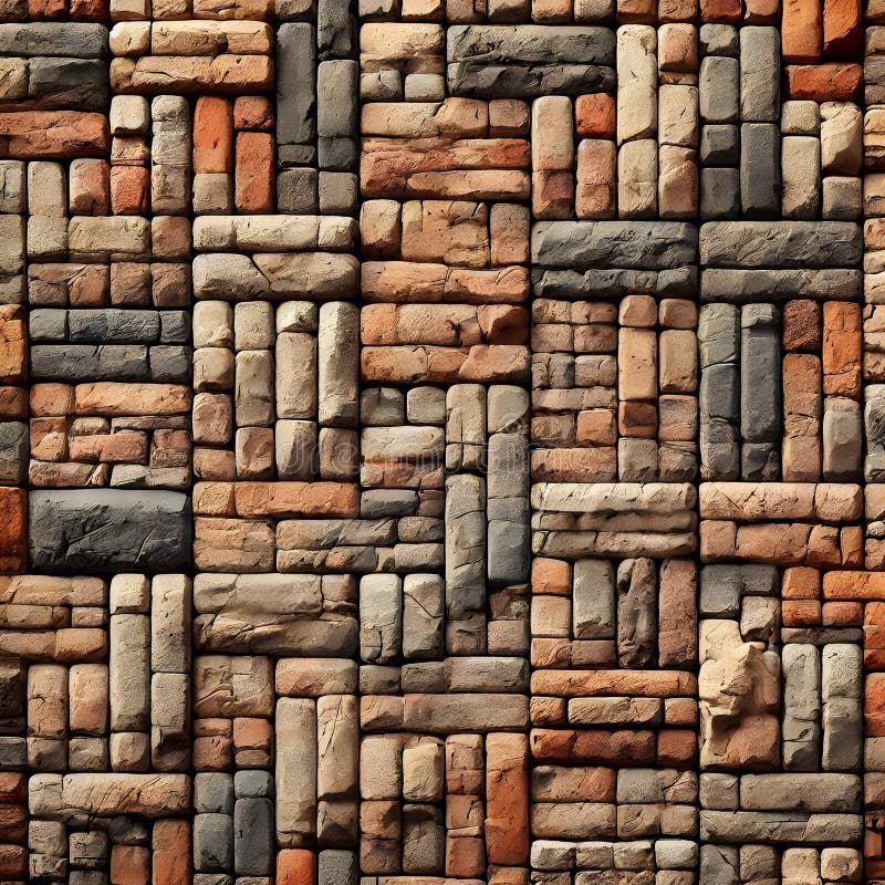 Decorative Stone Wall Cladding Creating Beautiful Geometric Patterns ...