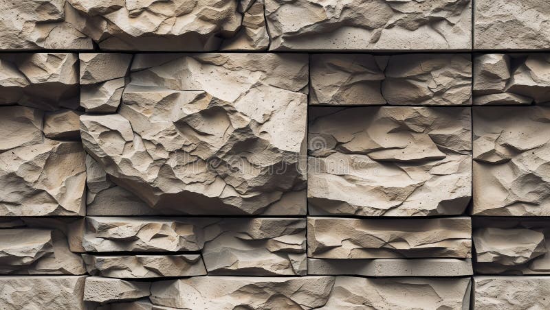 Decorative Stone Wall Cladding Creating Rustic Texture Stock ...