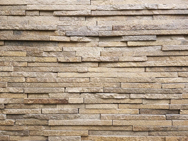 Decorative Stone. Wall of Decorative Sand Stone Stock Image - Image of ...