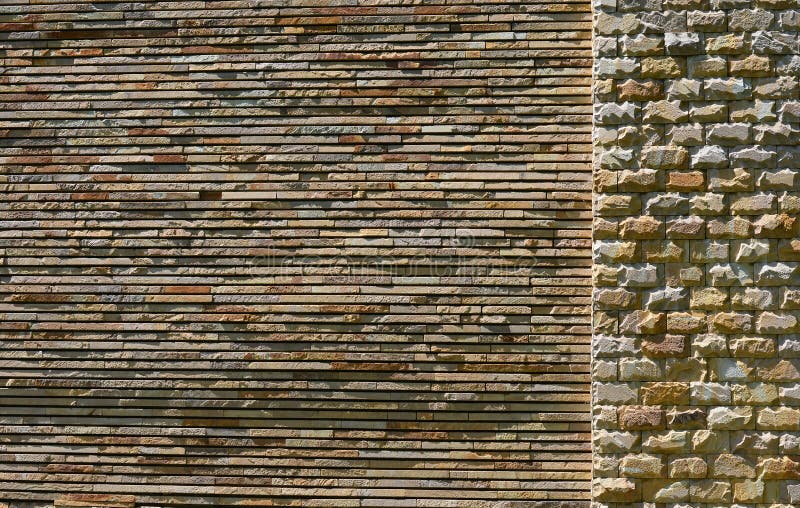 Stone Wall Texture Background Natural Color. Stock Photo - Image of ...