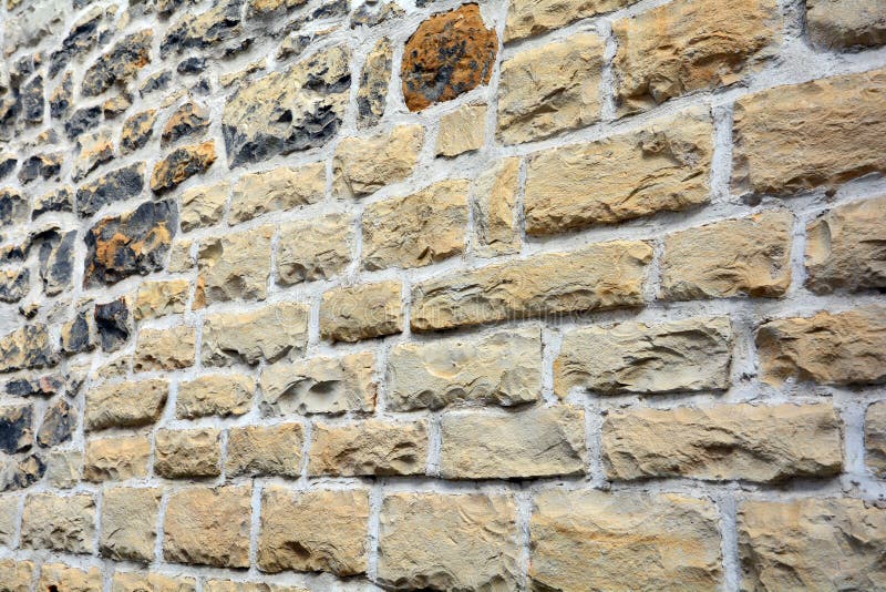 Stone Wall Texture Background Natural Color. Stock Photo - Image of ...