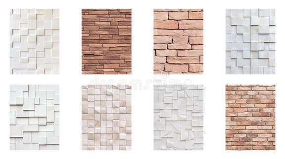 Decorative Stone Wall Texture Create Modern Designs Rough Brick and ...