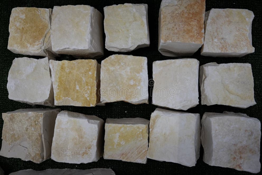 Decorative Stones on Display Stock Photo - Image of cobblestone ...