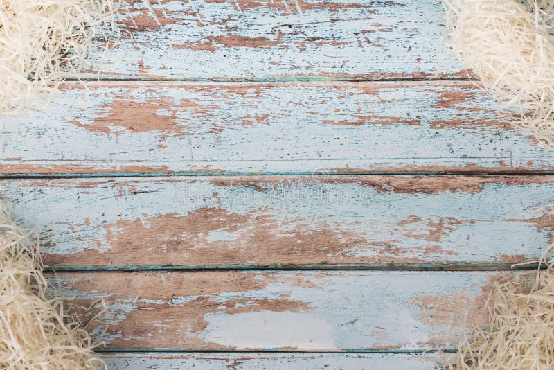 Decorative Straw Wooden Table. High Quality Photo Stock Photo - Image ...