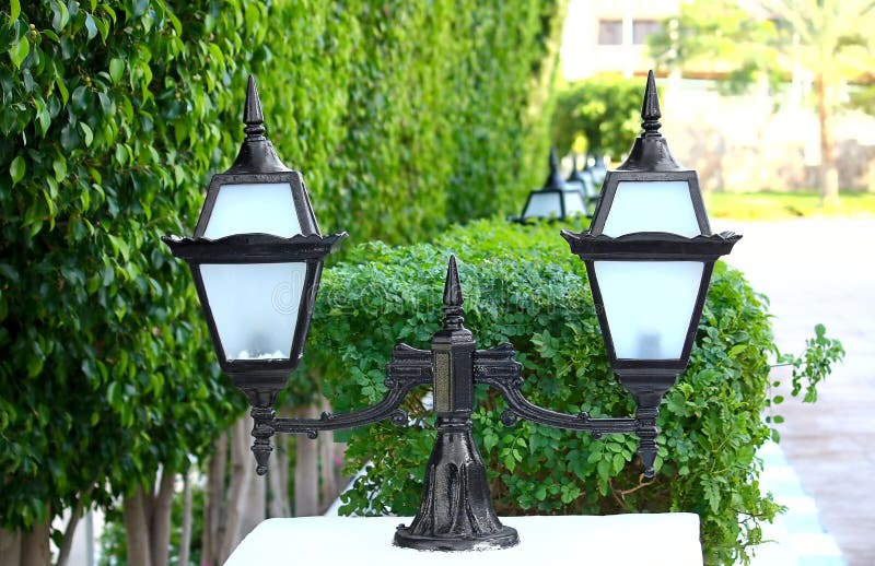 Decorative street light stock image. Image of architecture - 16559283
