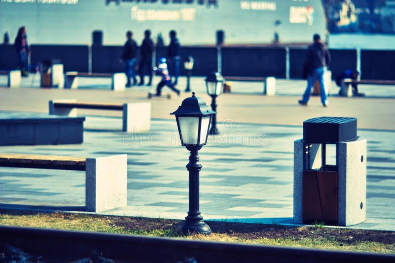 Decorative Street Lights 016 Stock Photo - Image of modern, concepts ...