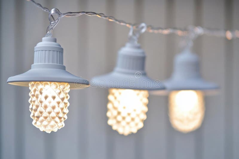 A Decorative String of Lights Suspended from the Ceiling, Ideal for ...