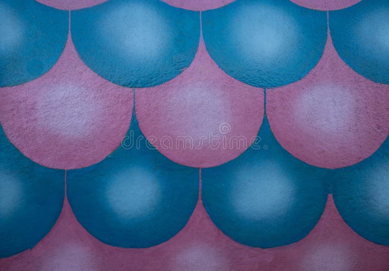 Decorative Structure of the Half-round Painted Forms Stock Image ...