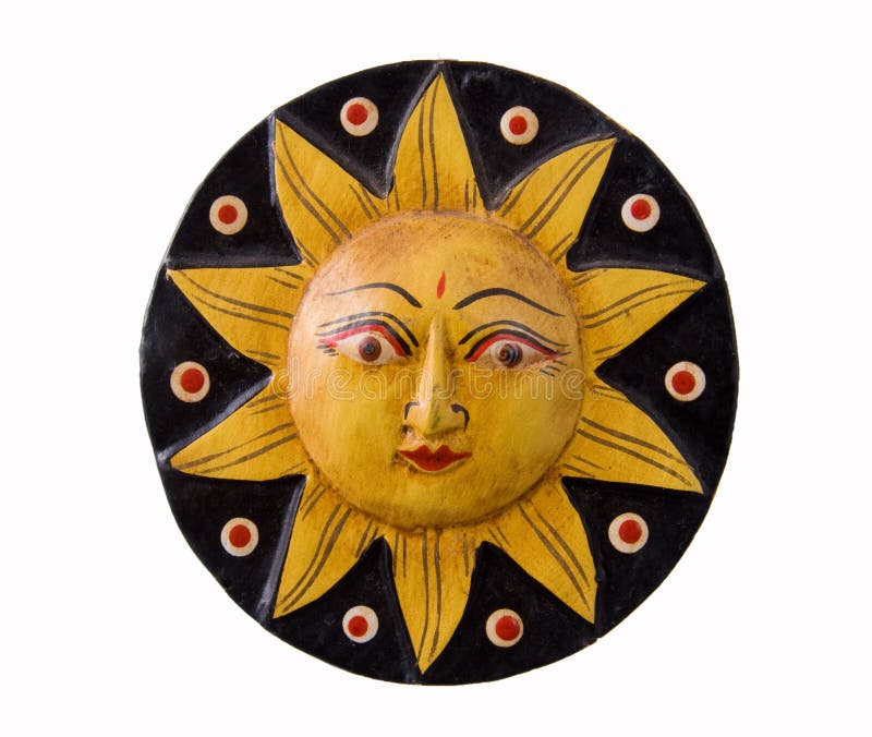 Roman Sun stock illustration. Illustration of yellow, funky - 222488