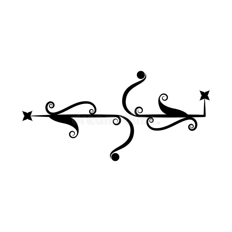 Decorative Swirl Border Ornament - Vector Stock Vector - Illustration ...