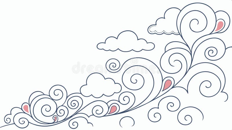 Decorative Swirl Corner Design Element Vector Design Generative AI ...