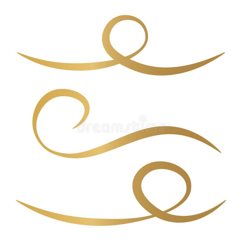 Swirl elements stock vector. Illustration of abstract - 13339449