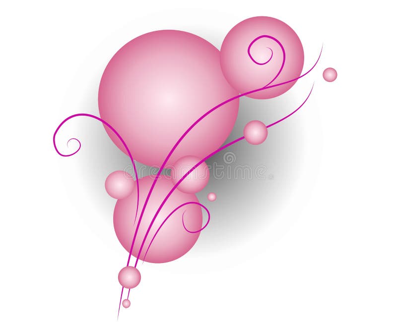 Decorative Swirls Circles 3 Stock Illustration - Illustration of color ...