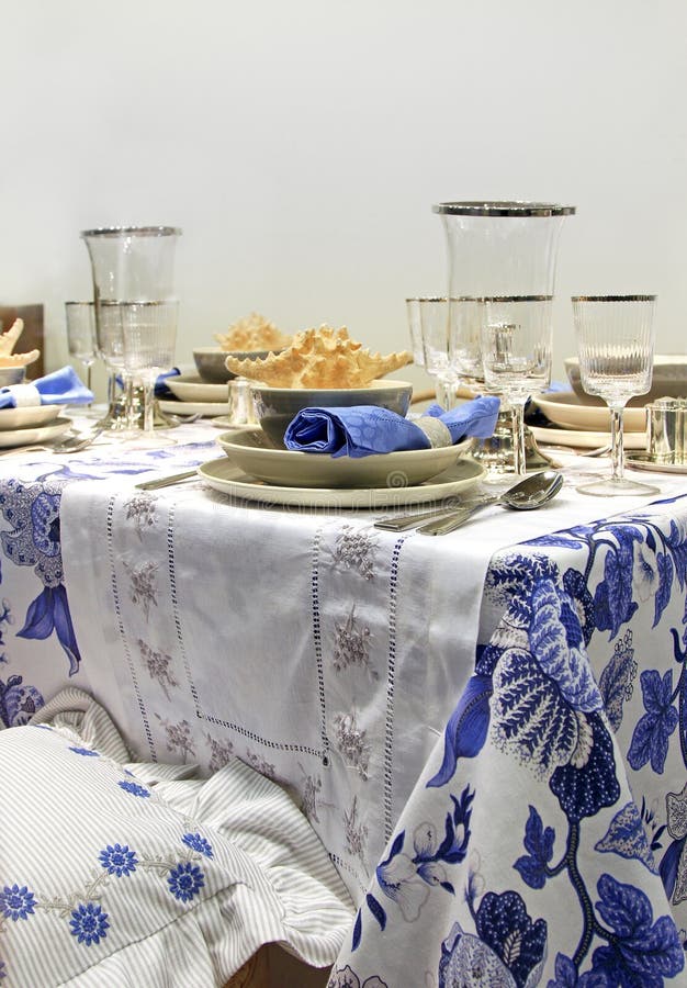 Decorative table stock image. Image of plates, setting - 21043919