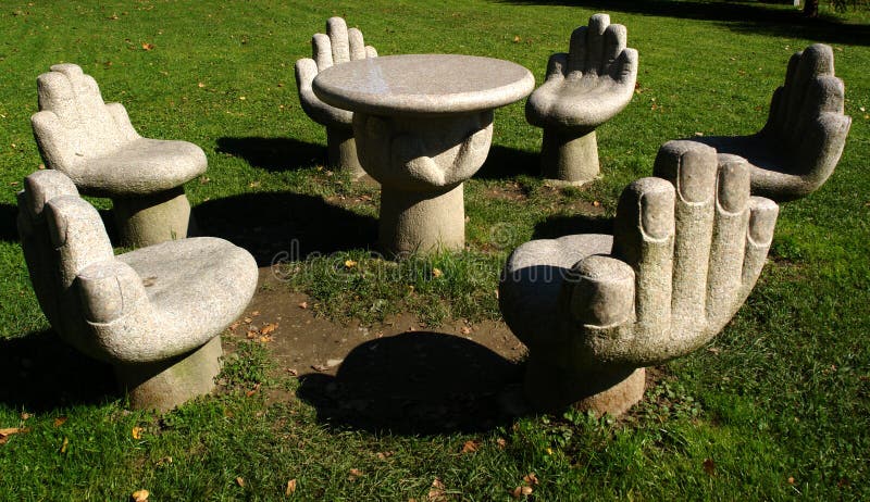 Decorative A Table And Chairs. Picture Image: 4184803