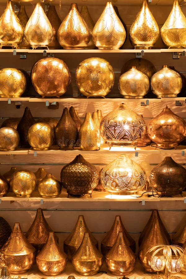 Decorative Table Lamps. Arabic Style Stock Photo - Image of arabic ...