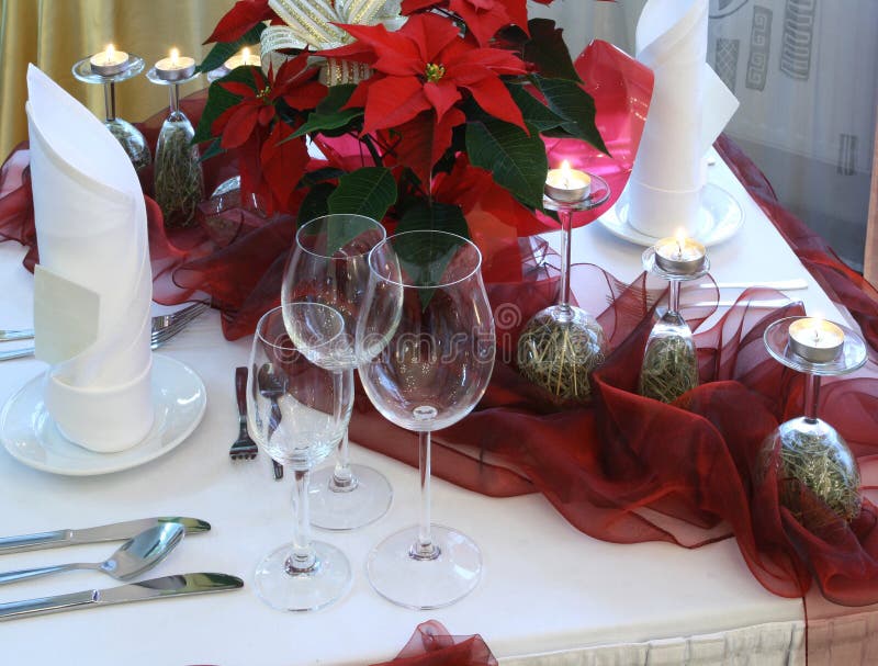 Dining table setting stock photo. Image of informal, dinner - 15924466