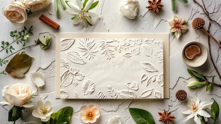 Decorative Tabletop Envelope. Handmade Decorated Envelope Stock Photo ...