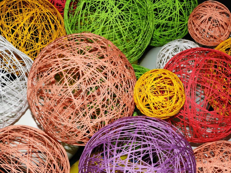 A Decorative Tangle of Threads As an Abstract Background. Stock Photo ...