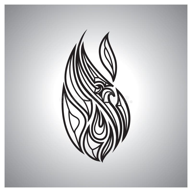 Decorative Tattoo Design. Vector Illustration Decorative Design Stock ...