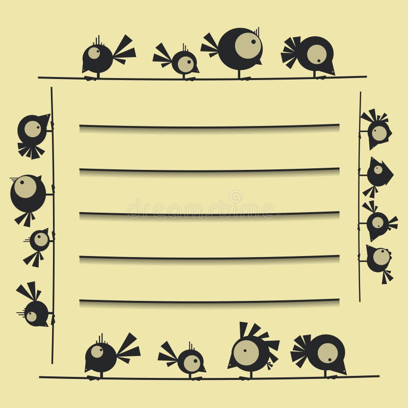 Decorative Template Frame. Vector Stock Illustration - Illustration of ...