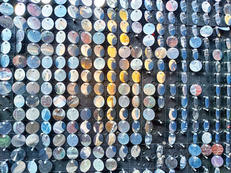 Decorative Textured Background Featuring Reflective Circular Elements ...