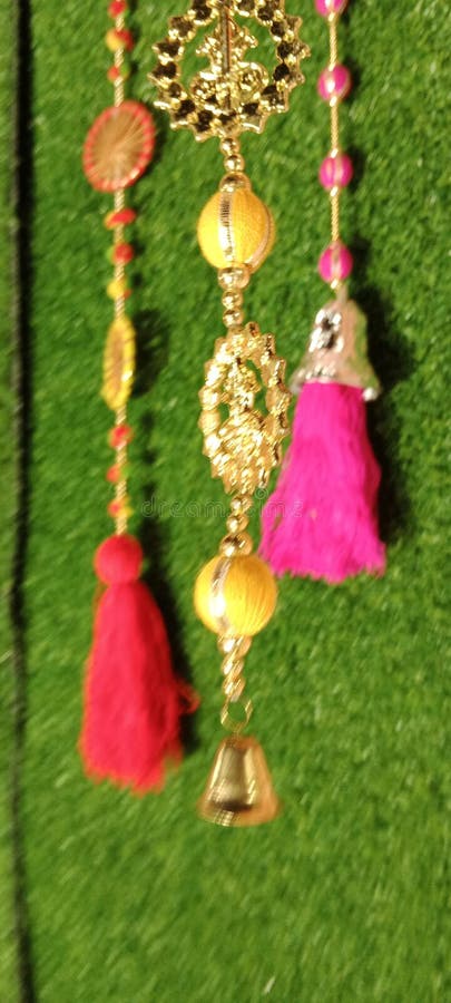 Decorative Threads with a Greener Wall Background, Party Night. Stock ...