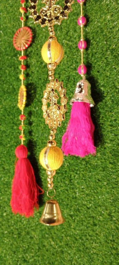 Decorative Threads with a Greener Wall Background, Party Night. Stock ...