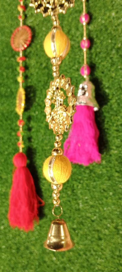 Decorative Threads with a Greener Wall Background, Party Night. Stock ...