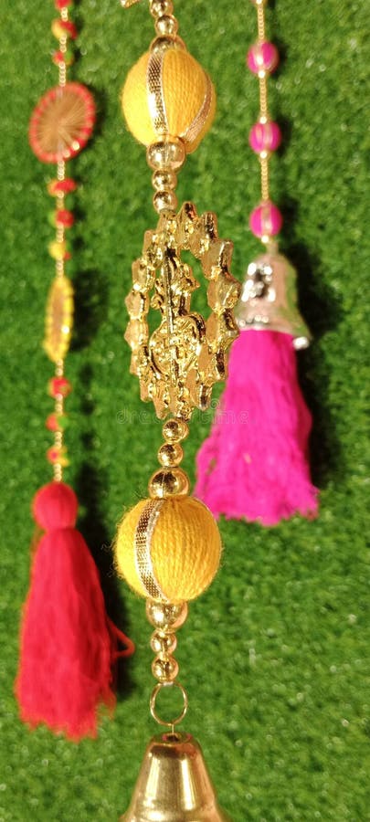 Decorative Threads with a Greener Wall Background, Party Night. Stock ...