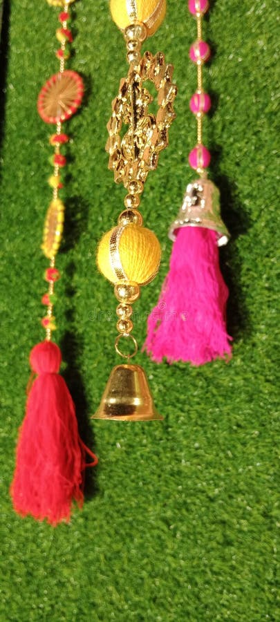 Decorative Threads with a Greener Wall Background, Party Night. Stock ...