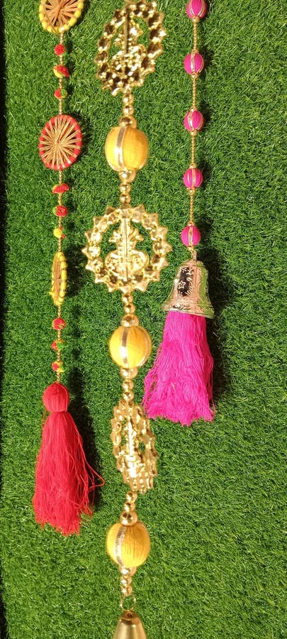 Decorative Threads with a Greener Wall Background, Party Night. Stock ...