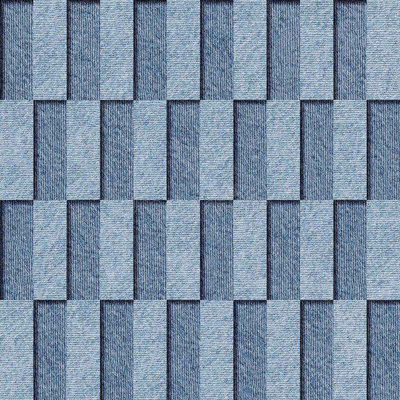 Decorative Tile Pattern - Seamless Background - Blue Jeans Texture ...