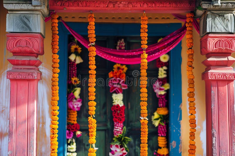 Decorative Toran Doorway Hanging Hindu Stock Illustration ...