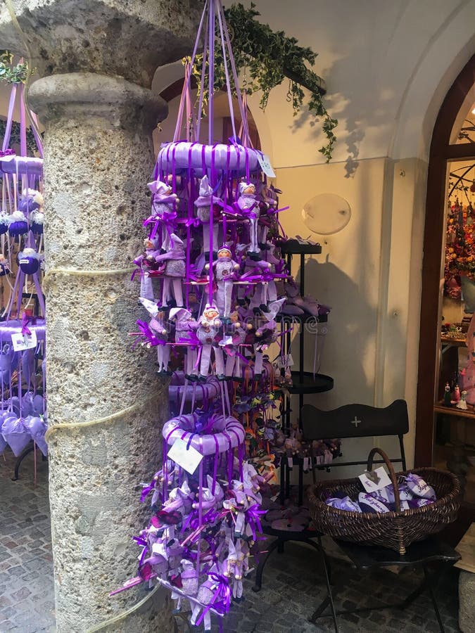 Decorative Toys Hanging Outside the Store. Editorial Stock Photo ...