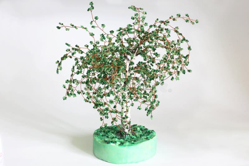 Decorative Tree of Beads. Home Decor Stock Image - Image of season ...