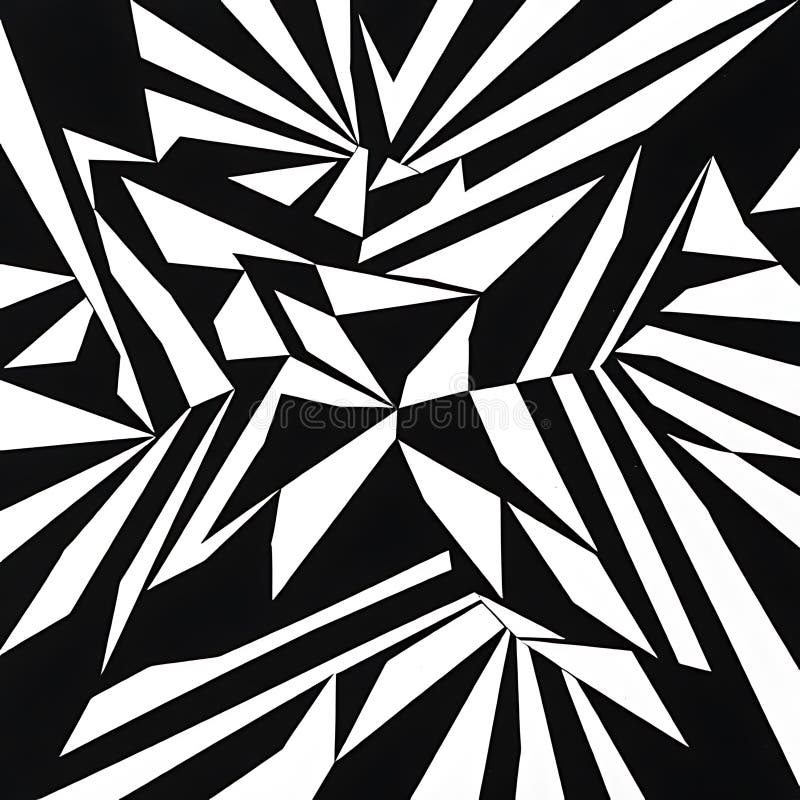 Decorative Triangle Artwork with a Modern Perspective Stock ...