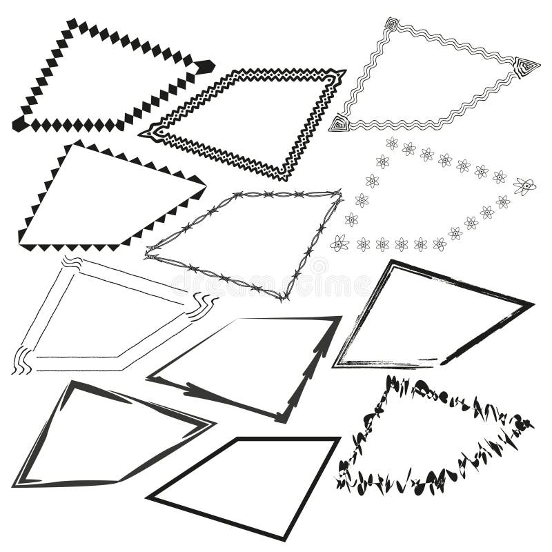 Decorative Triangle Frame Design that You Can Use in Invitations ...