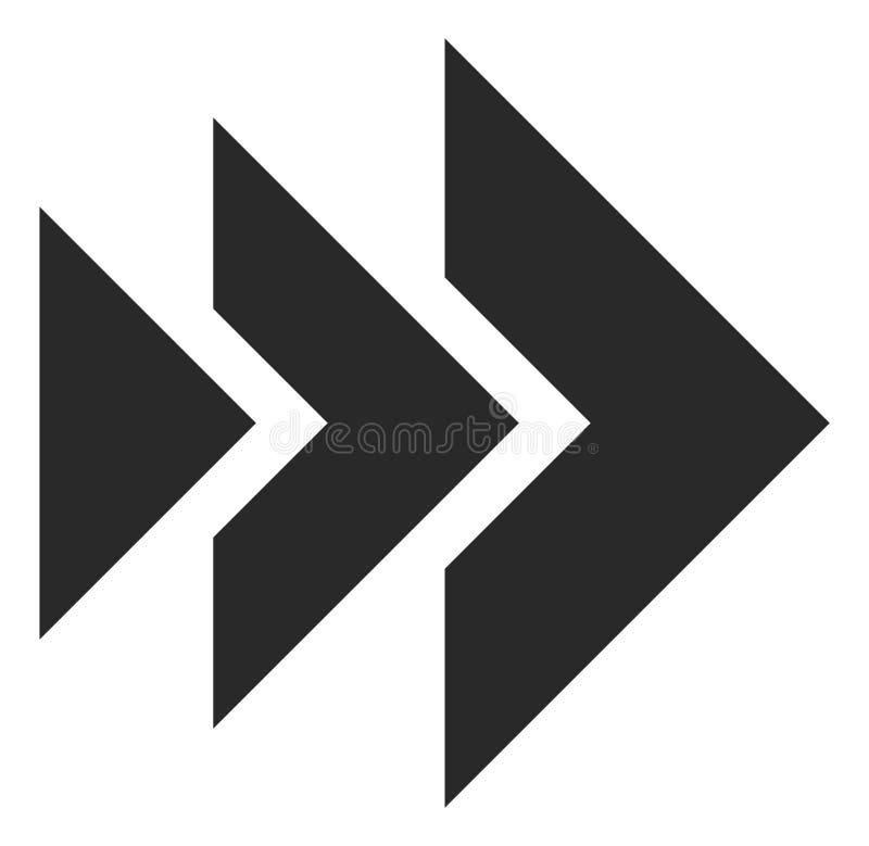 Logo Template Triple Arrow Down Abstract Vector Stock Vector ...