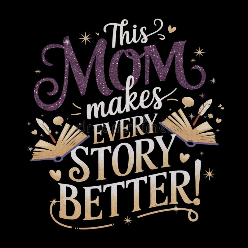 A Decorative Typographic Design Celebrates Moms with the Phrase this ...