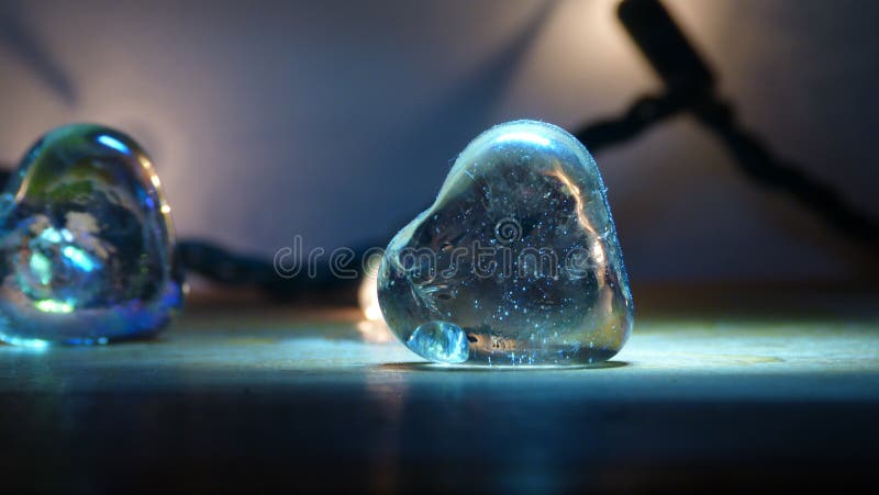 Decorative Valentine S Heart Lit from Above Stock Photo - Image of ...