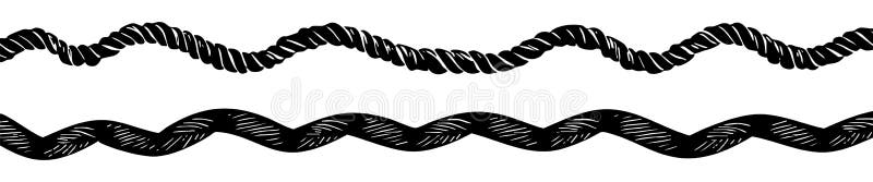 A Decorative Vector Design Featuring Various Rope Patterns, Ideal for ...