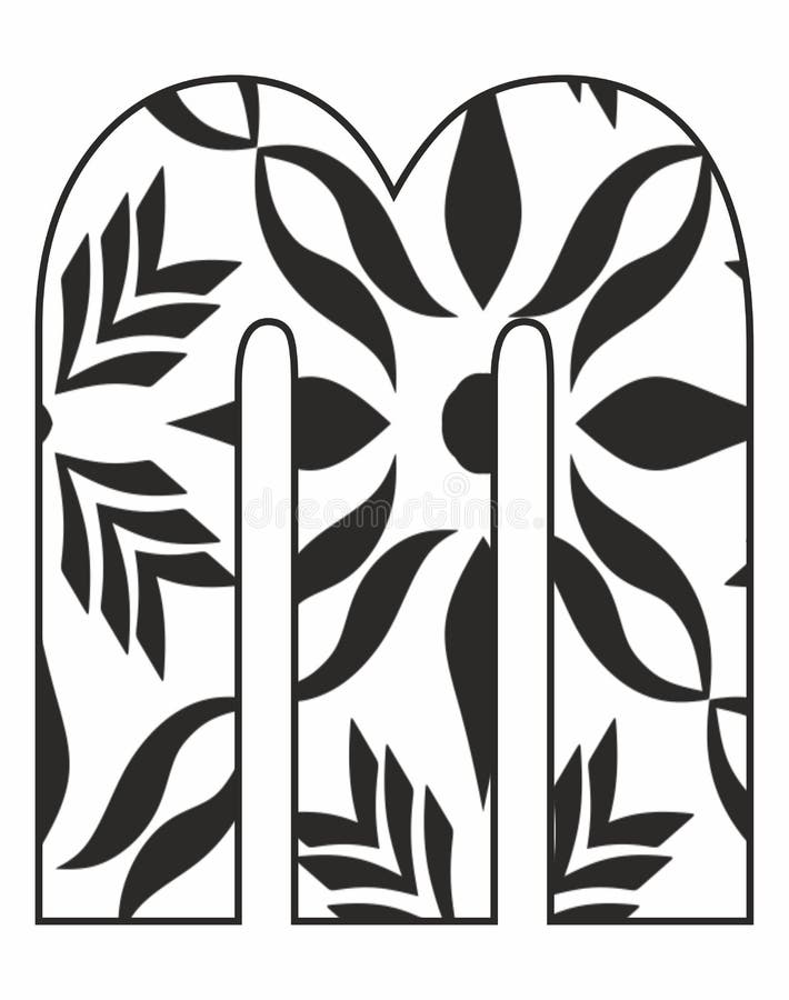 Black and White Decorative Vector Frame Stock Illustration Text ...