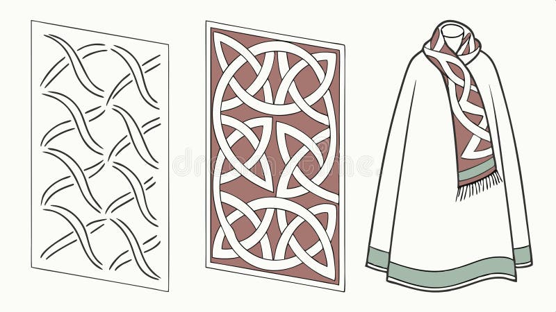 Geometric Screen Pattern, Decorative Panel Design Vector Design ...